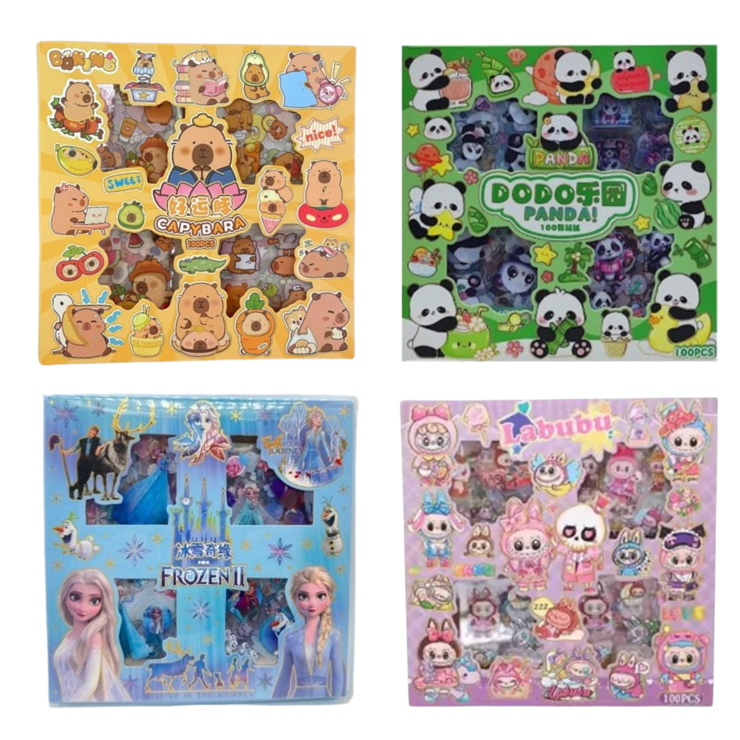 100pcs Cartoon Aesthetic Sticker – Hi5Toys