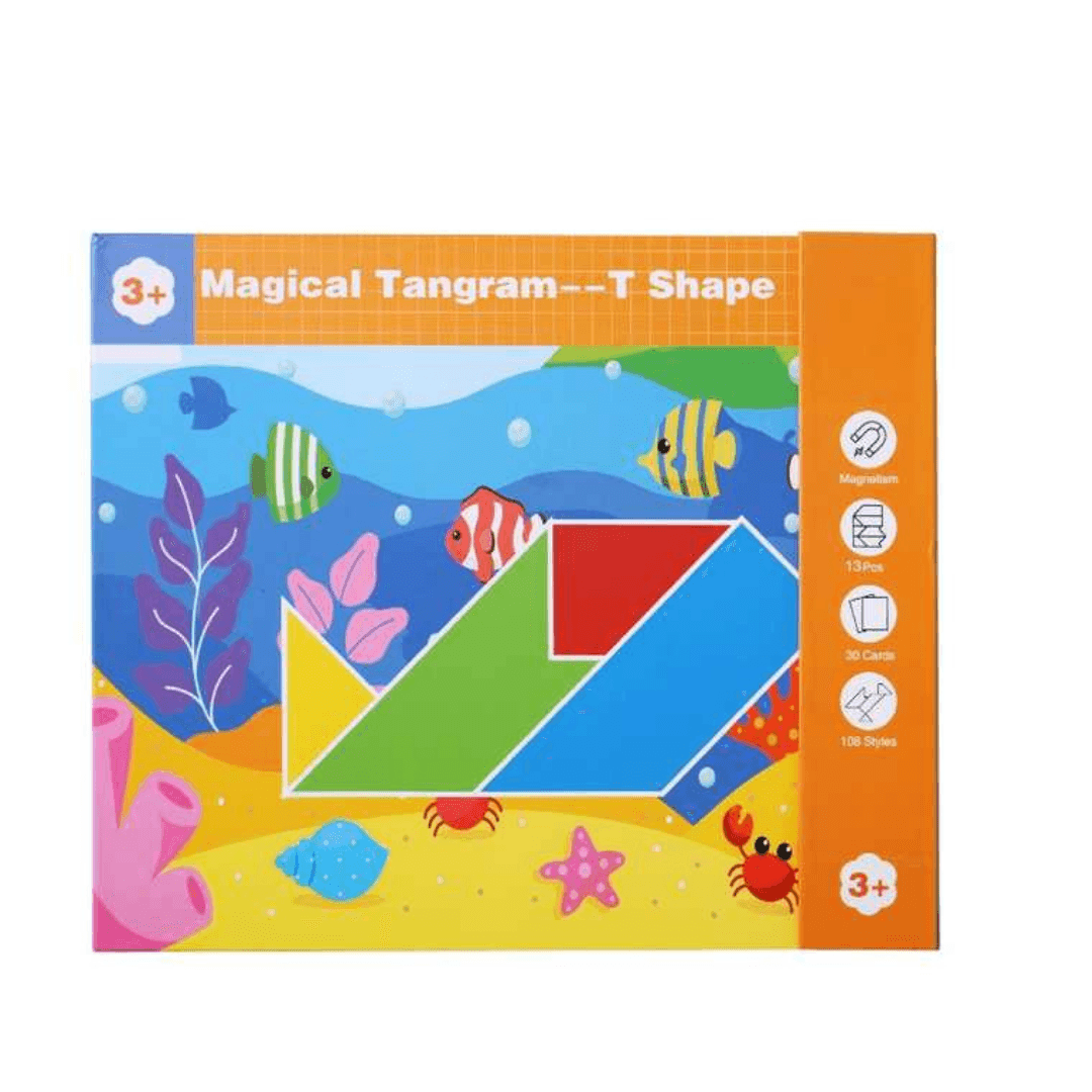Magnetic Tangram Book - Random Designs – Hi5Toys