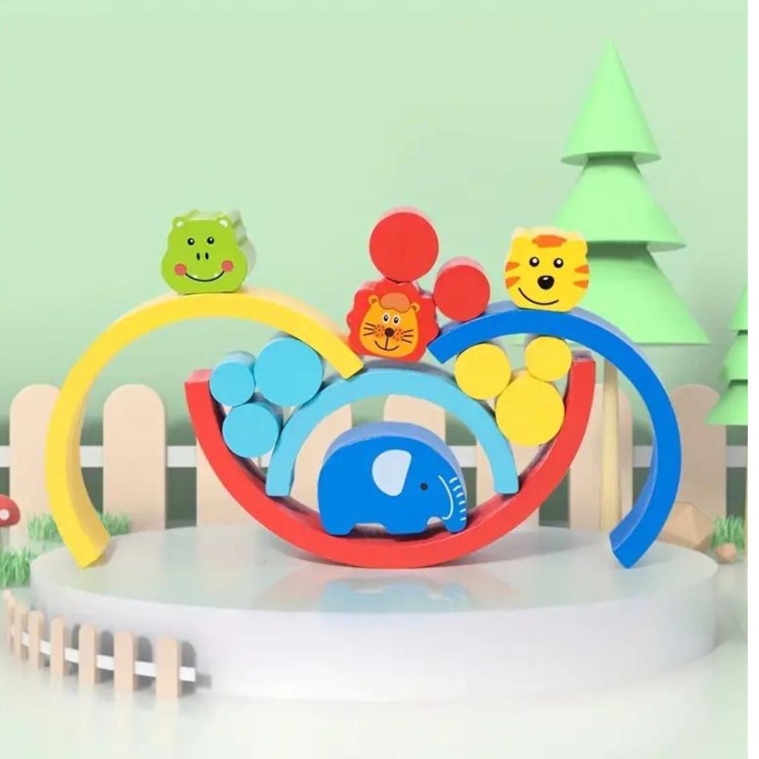 Balanced Rainbow Block – Hi5Toys