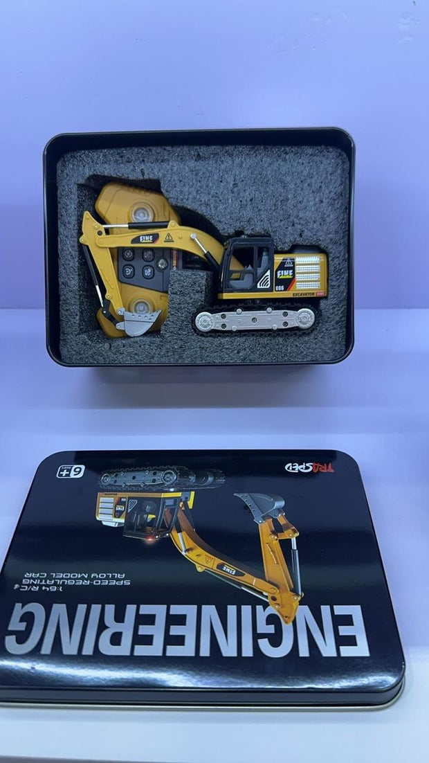 Mini RC JCB (1:64 ratio) Engineering Construction Vehicle – Hi5Toys