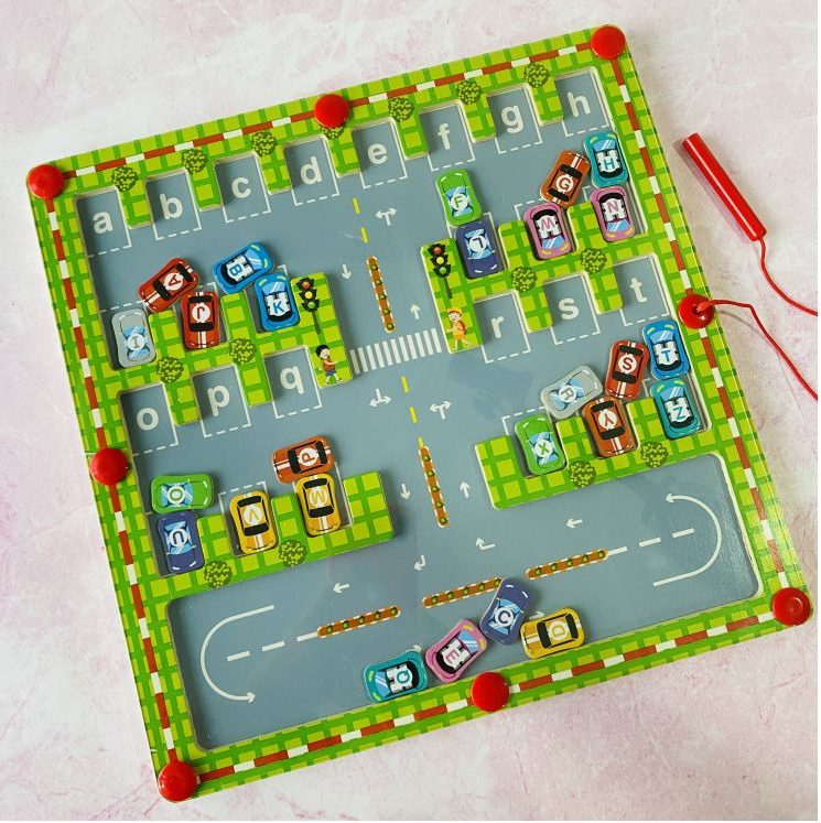 Magnetic Alphabet Maze Board – Hi5Toys