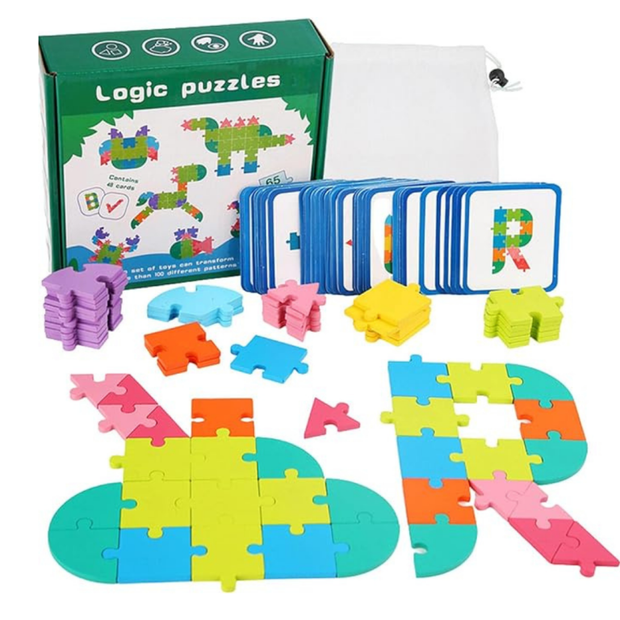 logic puzzle with pattern cards – Hi5Toys